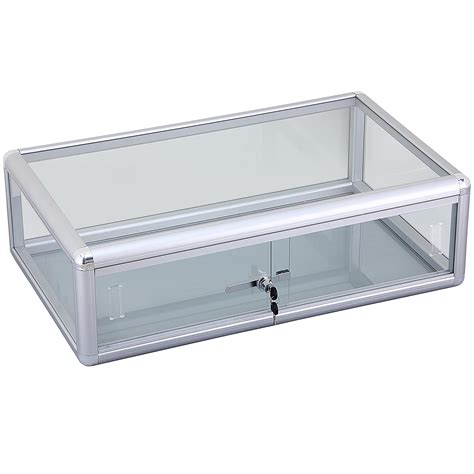 Countertop Rectangular Display Cases Counter Display Case Glass