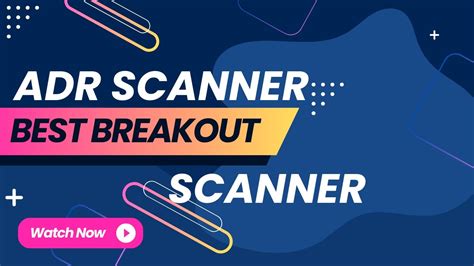 Best Chartink Scanner For Breakout Adr Chartink Scanner Youtube