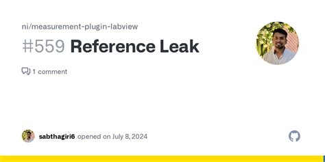 reference leak · issue 559 · ni measurement plugin labview · github