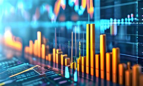 Colorful Digital Financial Graphs Displaying Stock Market Trends And Data Analysis In 2023 Stock