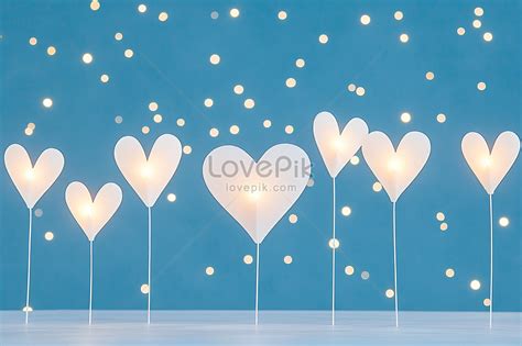 심장 모양의 풍선 그림 일러스트 무료 다운로드 Lovepik