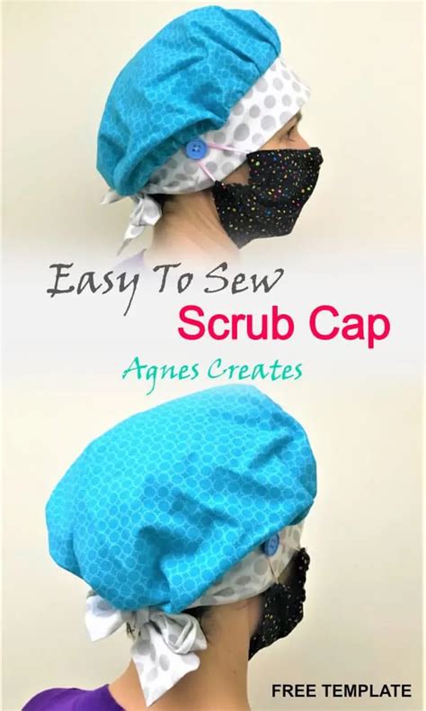 Scrub Cap Pattern Twelve Bees At Christopher Etheridge Blog