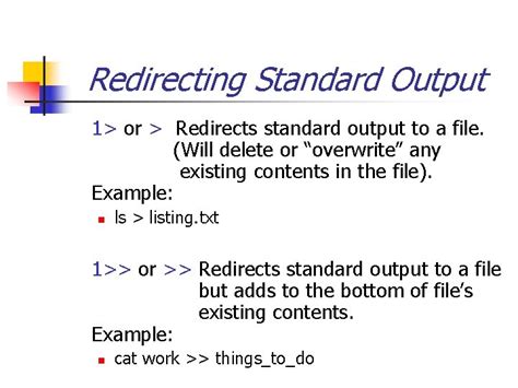 Agenda Basic Shell Operations N N N Standard