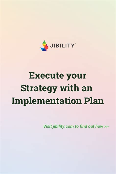 Successfully Execute Your Strategy With An Implementation Plan Implementation Plan How To