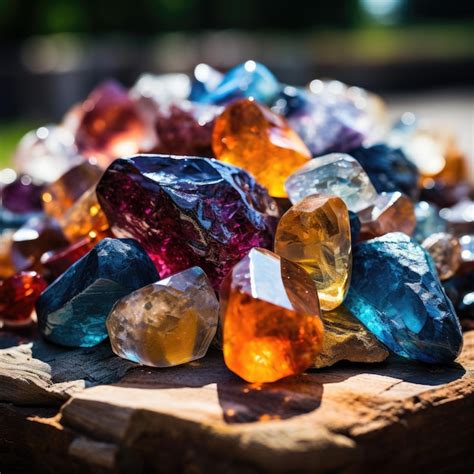 Raw Gemstones Wallpaper