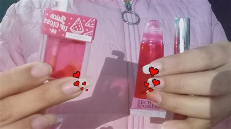 Asmr Lipgloss Application Youtube