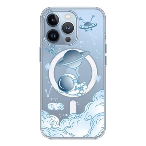 宇航員適用于蘋果13手機殼透明iphone12保護套11promax新款magsafe磁吸創意高級情侶mini網紅動畫遠峰藍nasa手機保護