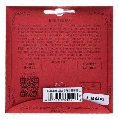 Aquila 86u Red Series Concert Uke Set Thomann Uk