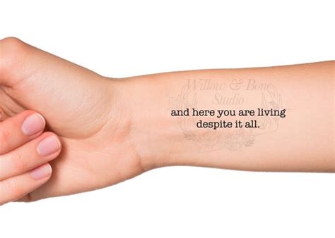 Love Yourself Quotes Tattoos