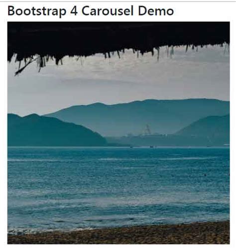 Bootstrap 4 Carouselslider For Slideshows