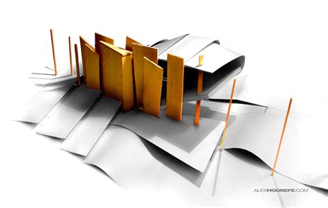 Architectural Site Model Abstract Concept Models Architecture