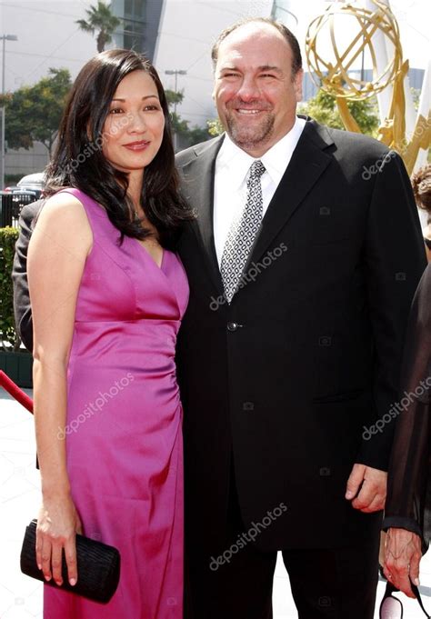 James Gandolfini And Deborah Lin Stock Editorial Photo