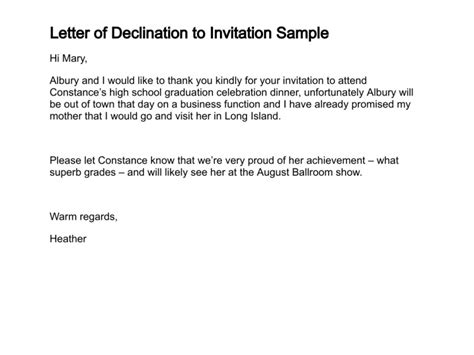 How To Properly Decline An Invitation Design Talk