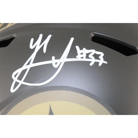 Jack Sawyer Autographed Pittsburgh Steelers Fs 25 Sts Helmet Beckett W