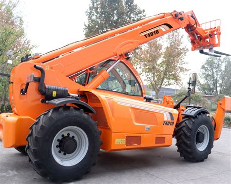 4 Ton 7m Telescopic Handler All Terrain Farm Telescopic Forklift With Bucket Construction Lifter