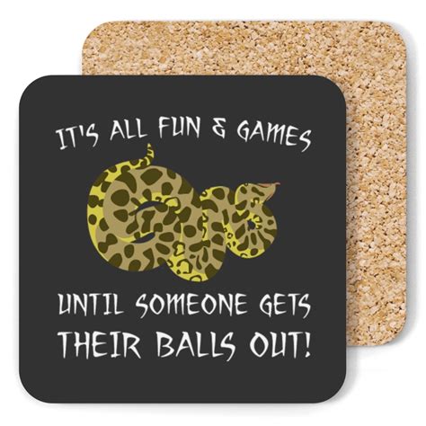 Python Lover Funny Reptile Breeeder Ball Python Owner T Pythonidae Coasters Sold By