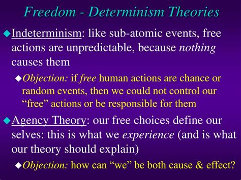 Ppt Determinism All Events Including Human Actions Have Specific Causes Powerpoint