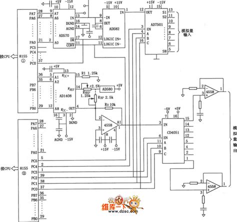 Microcomputer Data Acquisition System Circuit Diagram Basic Circuit