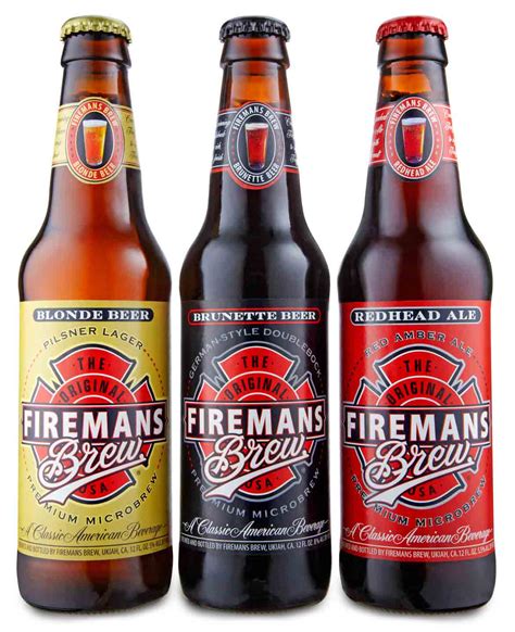 Review Firemans Brew Blonde Beer Brunette Beer And Redhead Ale 2014 Drinkhacker