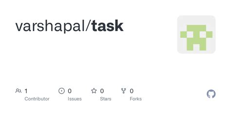 GitHub Varshapal Task