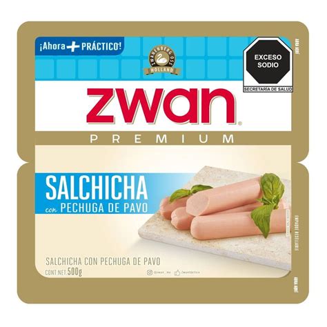 Salchicha De Pechuga De Pavo Zwan Premium 500 G Walmart