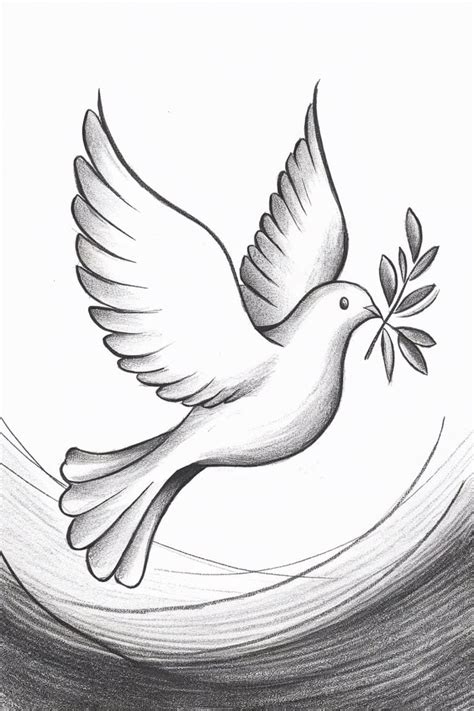 Simple Dove Drawing Artofit