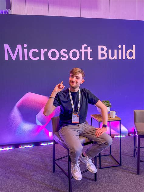 my first microsoft build 🚀 i had some great fun interviewing satya