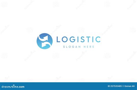 Logistic Logo Design Vector Template Express Trade Global Logo