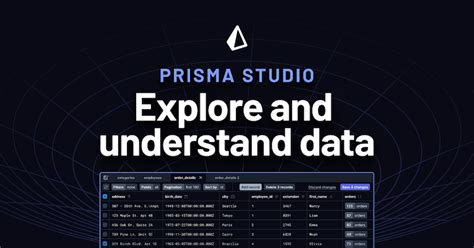 Prisma Studio 适用于 Node js 和 TypeScript 的下一代 ORM Prisma 中文