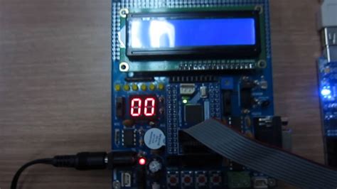 avr atmega128 a2 트레이닝보드 스위치 입력 테스트 4 fnd에 출력 실습 youtube
