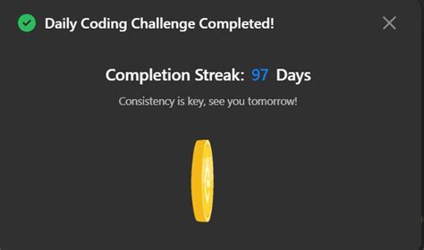 100daysofcodechallenge 100daysofcode Dsa Leetcode 97daysstreak Codingchallenge
