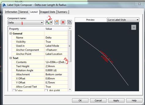 Solved Creating Curve Tables Or Tags Autodesk Community
