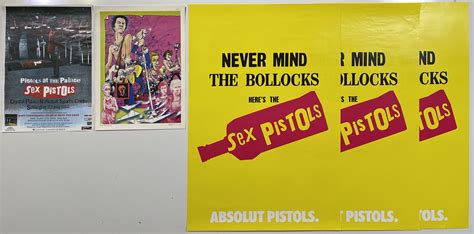 Lot 148 The Sex Pistols Poster Collection Inc