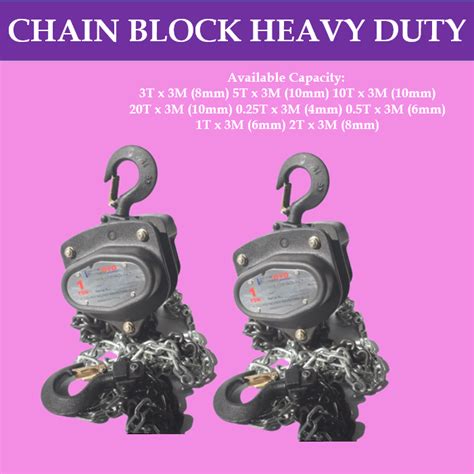 Lifting Equipment 0 25t 20t Chain Block Heavy Duty Chain Manual Lifting Block Hsz Type Small