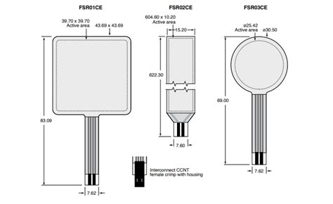 Fsr Force Sensing Resistors Ohmite Mouser