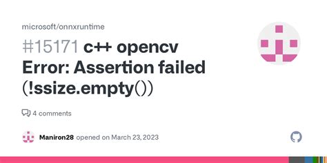 C Opencv Error Assertion Failed Ssizeempty · Issue 15171