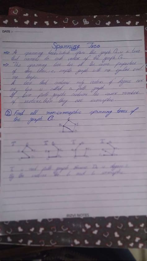 SOLUTION Spanning Tree Graph Studypool
