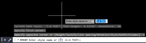 Autocad Mtext Command