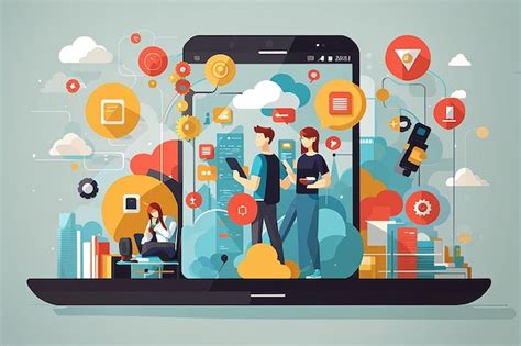 Premium Photo Business Team Working For Mobile Application Development And Design Process Concept