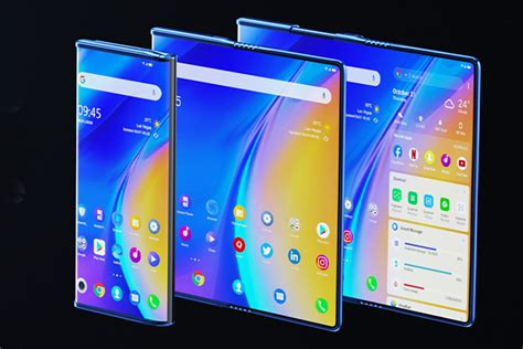 TCLs Latest Concept Phone Combines A Folding Screen With A Rollable One Video