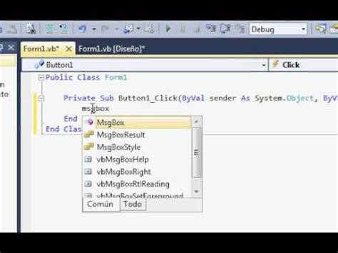 MSGBOX EN VISUAL STUDIO YouTube