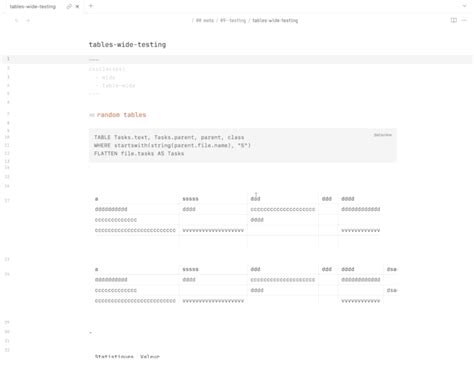 Tables In Minimal Theme Big Margin On Left Custom Css And Theme Design Obsidian Forum