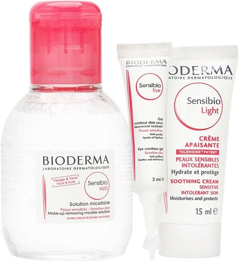 Bioderma Sensibio Discovery Kit Micellar Water Cream Eye