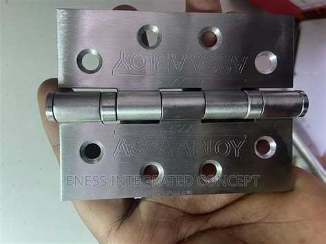 Assa Abloy Stainless Steel Hinge 4” In Lagos Island Eko Doors