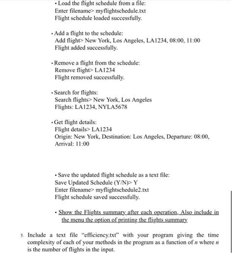 Solved Lab Project Design And Implement A Flight Scheduling