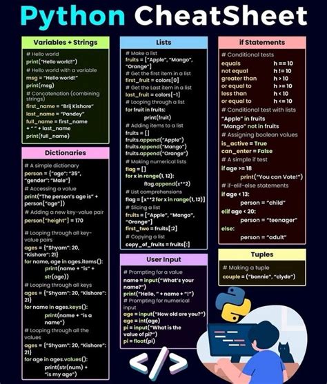 Noctu Tech On Linkedin Python Programming Dsa Cheatsheet