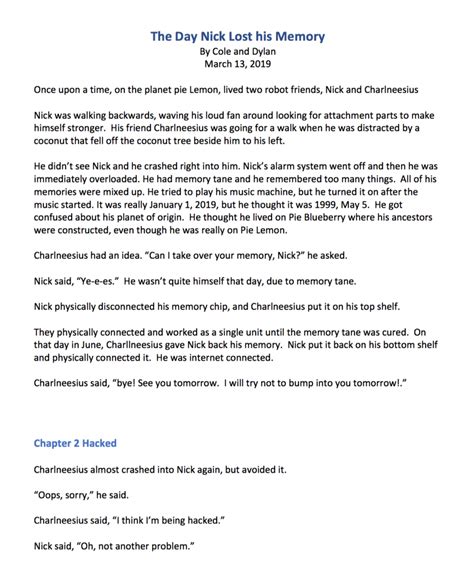 Two Robots Story Paths To Literacy