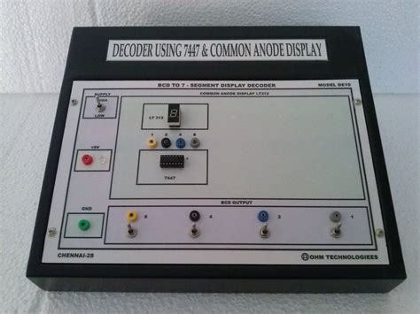 BCD To 7 Segment Decoder At 4250 Unit Chennai ID 3891142030