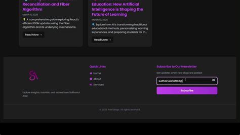 Webdevelopment Reactjs Blogging Entrepreneur Update Newsletter
