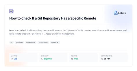 How To Check If A Git Repository Has A Specific Remote Labex